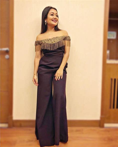 Pin By MadhuⓂ️ On Dresses And Style Neha Kakkar Dresses Bollywood Dress Stylish Party Dresses