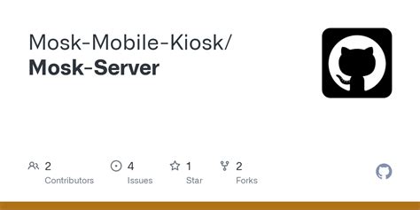 Github Mosk Mobile Kiosk Mosk Server
