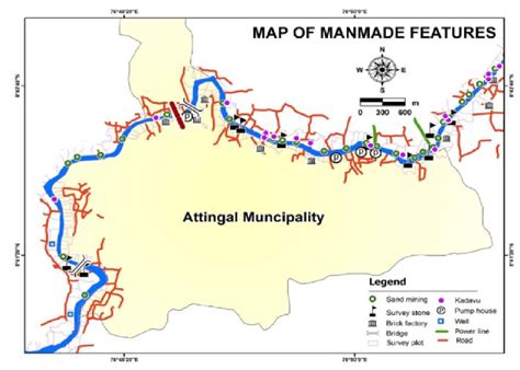 Anthropogenic Intervention Map Of Attingal Municipality Download