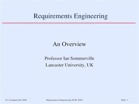 PPT An Overview Of Software Requirements Engineering DOKUMEN TIPS
