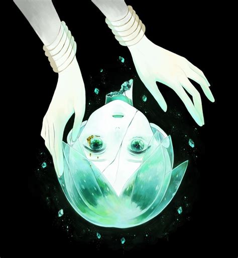 Phosphophyllite And Tsuki Jin Houseki No Kuni Drawn By Yumi Tuzisaka Danbooru