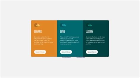 Frontend Mentor 3 Column Preview Card Component Coding Challenge Solution