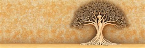 Woman Tree Of Life Abstract Art Abstract Art Depicting A Woman Formed As A Tree Of Life Against
