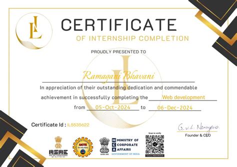 Bhavani Ramagani On Linkedin Inspireleap Webdevelopment Achievement