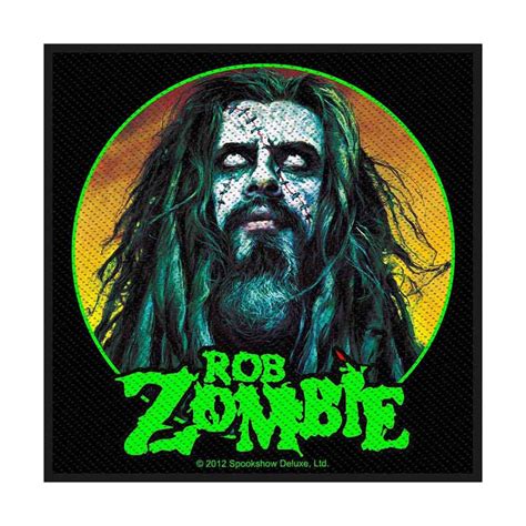 Rob Zombie Patch Rob Zombie Zombie Face Patch Metal Patch Patches