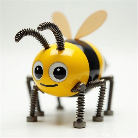 Robot Bee Design With Screw Legs Stable Diffusion Online