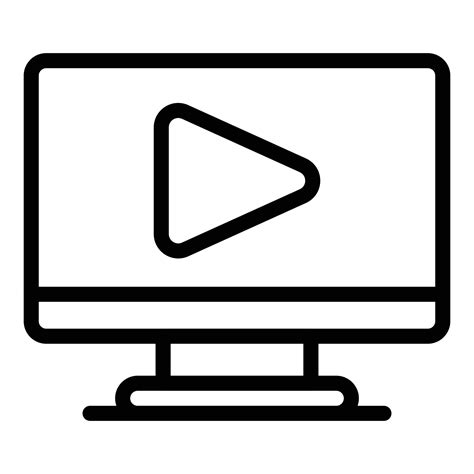 Knowledge Online Course Icon Outline Vector Distance Training Vector Art At Vecteezy