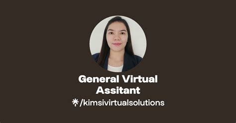 General Virtual Assitant Twitter Instagram Facebook Linktree