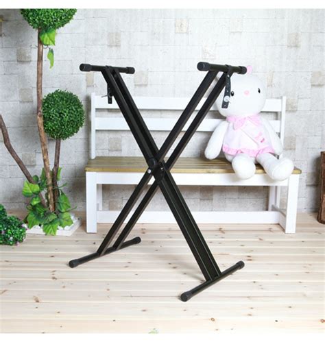 접이식 X자 쌍열 스탠드 받침대 전자키보드 디지털피아노 거치대 티몬