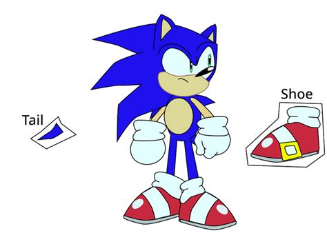 Sonic The Hedgehog In The Mixed Artstyle Of Sonic Mania Adventures
