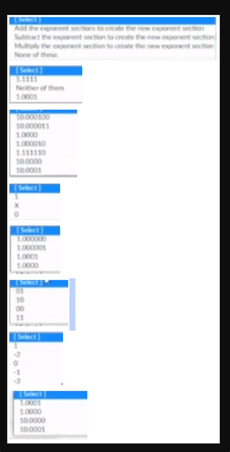 solved consider the following two floating point numbers