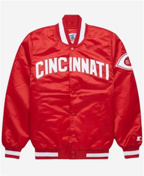 Cincinnati Reds Satin Jacket Jacket Era