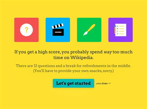 trivia quiz typeform template