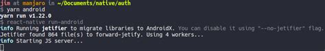 Command `react Native Run Android` Hangs At Info Starting Js Server