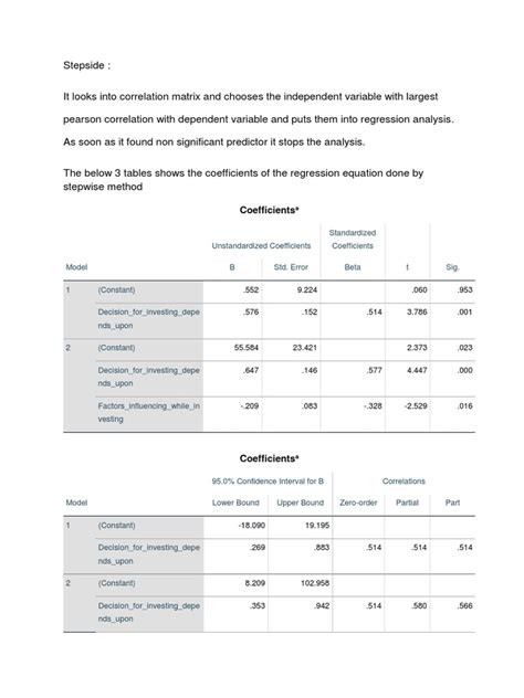 Regression Pdf Regression Analysis Correlation And Dependence
