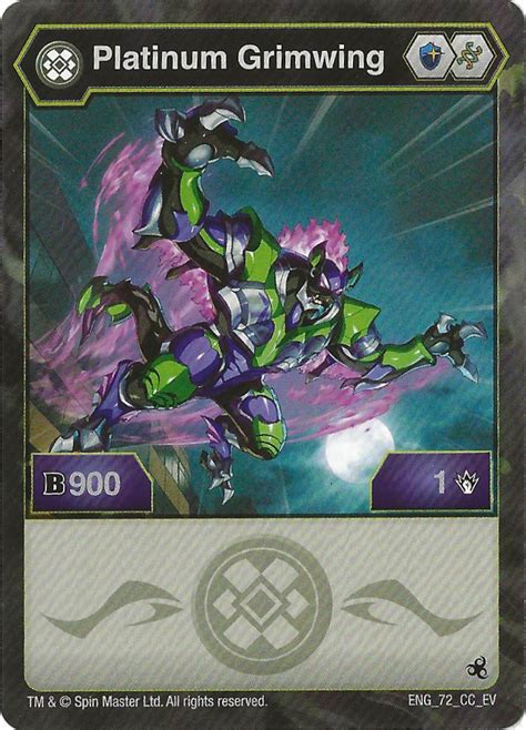 Darkus Platinum Griswing EV The Bakugan Wiki