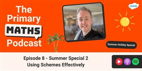 Free 👉 The Primary Maths Podcast Ep 8 Using Schemes Effectively