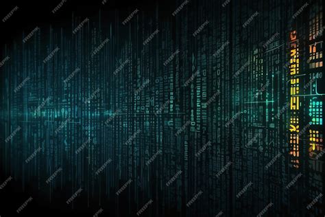 Premium Photo Binary Code Background Digital Abstract Technology Background Cyber Abstract