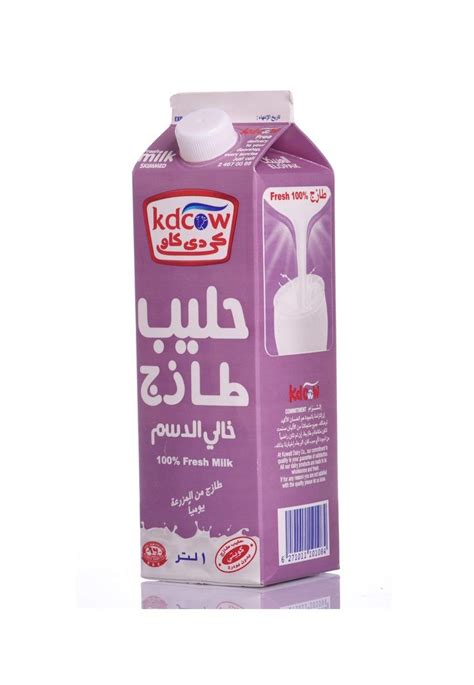 Buy Kdcow Fresh Milk Skimmed 1 L Online In Kuwait Talabat Kuwait