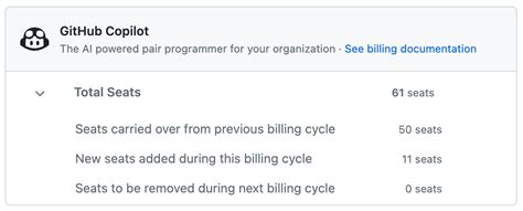 查看 Github Copilot 使用情况github中文网