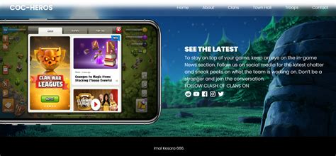 Github Imalkesaraclash Of Clans I Created Game Website Based On