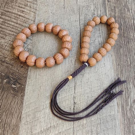 Black Walnut Beads Bodhi Beads Bracelets Mala Beads For Meditationandspiritual Etsy
