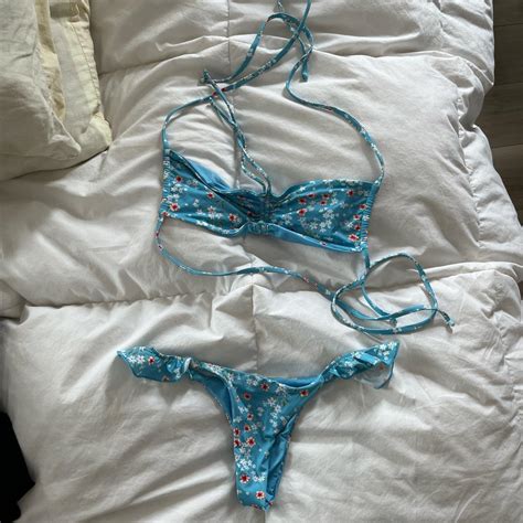 Frankies Bikinis Womens Multi Swimsuit One Piece Depop