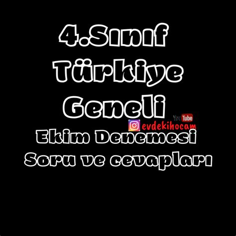 6sınıf 2dönem 1yazılı Soru Ve Cevapları Evdeki Hocam 6sınıf 2
