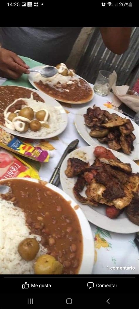 Arroz Con Menestra Y Asado Comida Asado Ecuatorianos