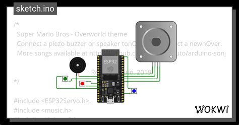 Esp32 急級棒 限時（超級瑪麗 ）闖關成功 Wokwi Esp32 Stm32 Arduino Simulator