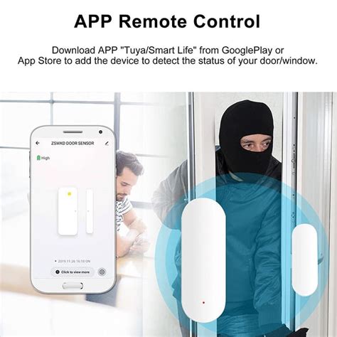 Best Zigbee Smart Door Window Sensor For Home Security System Netplus