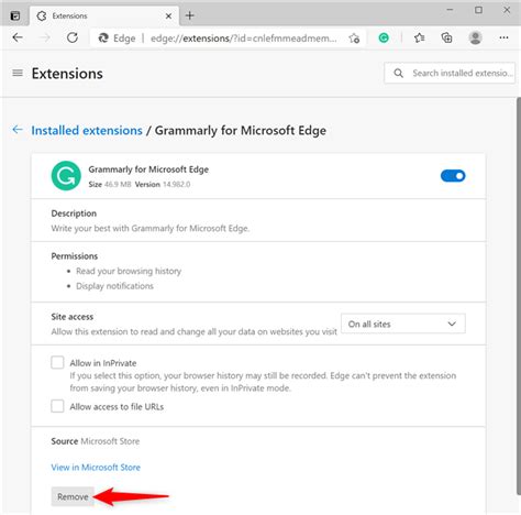 Как получить настроить и удалить расширения Microsoft Edge