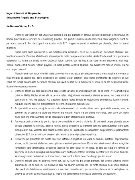 Doreen Virtue Ingeri Intrupati Si Star People Pdf