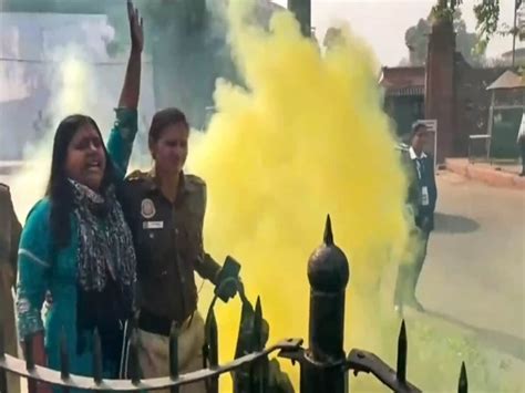 Parliament Securtiy Breach All Party Meeting Called At 4 Pm India