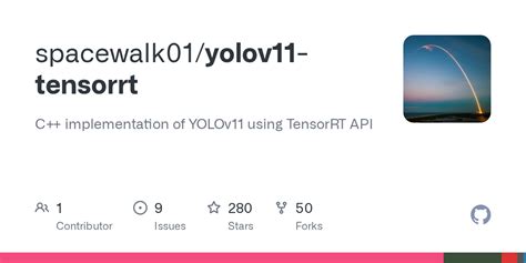 Github Spacewalk01yolov11 Tensorrt C Implementation Of Yolov11