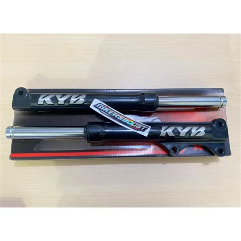 Jual KYB Shock Breaker Depan KAYABA ZETO Front Fork Yamaha Mio Sporty KYOS FF1020 Black Shopee