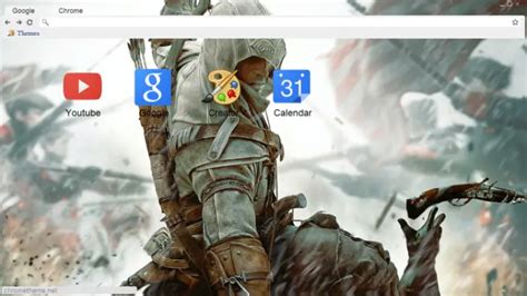 Assassins Creed 3 Chrome Theme Themebeta