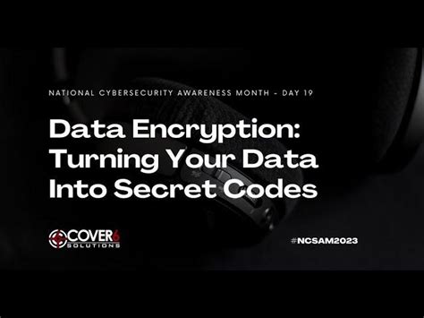 Data Encryption Turning Your Data Into Secret Codes Cover6 Solutions