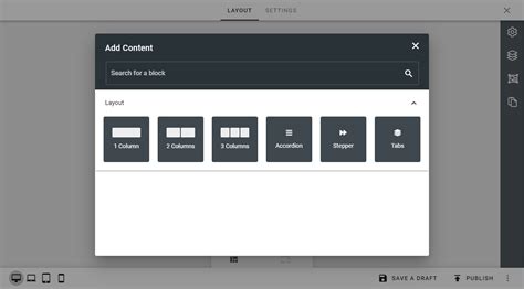 Working With Layouts Omnia Documentation