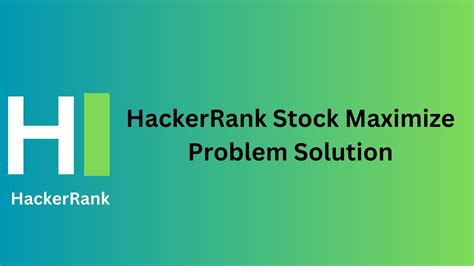 Hackerrank Stock Maximize Problem Solution