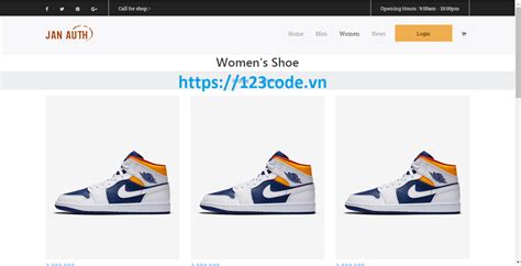Tải code website bán hàng html css miễn phí