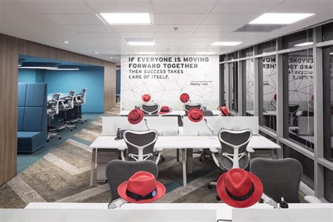 Diseño De Oficinas Corporativas De Red Hat Aei Arquitectura E