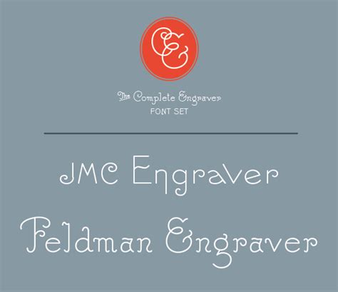 Engraver Fonts — Terrance Weinzierl