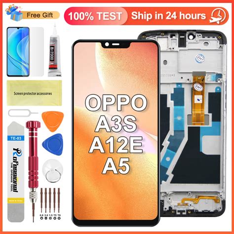 [original] Lcd Oppo A3s A12e A5 Readme C1 Relme 2 Rmx1809 Display Touch