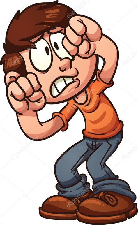 Muchacho Asustado Vector De Stock 51259597 De ©memoangeles