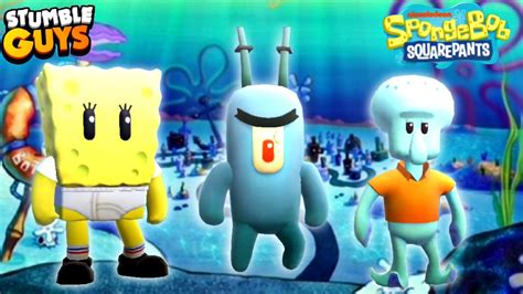 STUMBLE GUYS NOVA ATUALIZAÇÃO DO BOB ESPONJA CHEGOU NO STUMBLE GUYS
