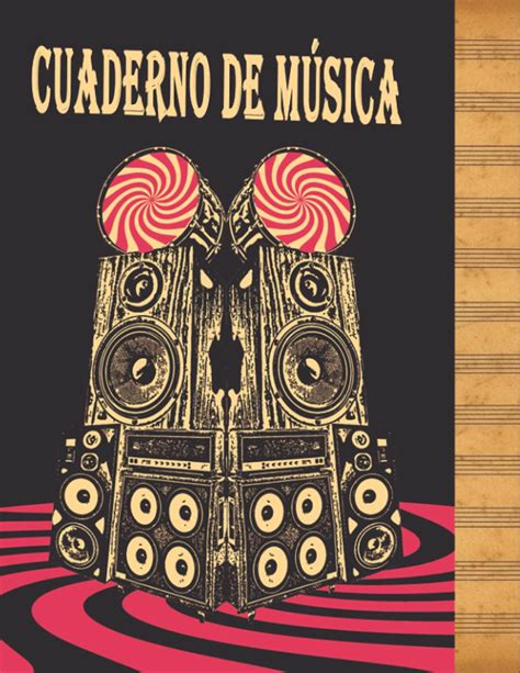 Buy Libreta de pentagramas A Cuaderno de música Pentagramas por página para escribir