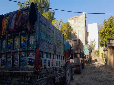 Two Dumpers Filled With Gravel Including Bolero Seized Five Tractor