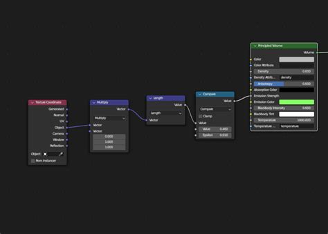 procedural volume mapping along a curve materials and textures