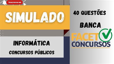 Simulado De Informática Para Concurso FDPLEARN